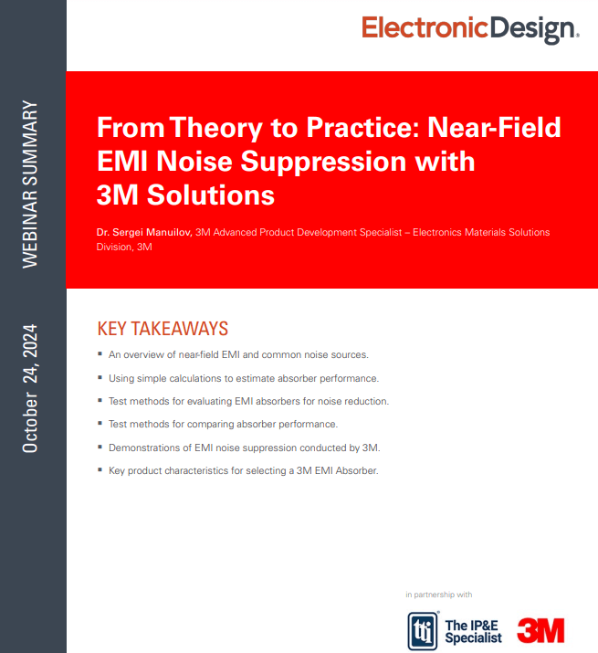 3M Practical Near-Field EMI Noise Suppression | TTI, Inc.