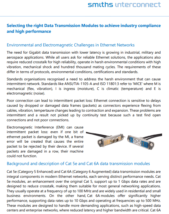 Smiths Interconnect Resources | TTI, Inc.