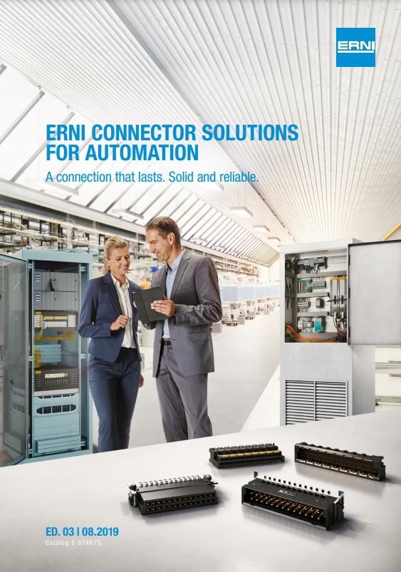 ERNI Connector Solutions for Automation Brochure | TTI, Inc.