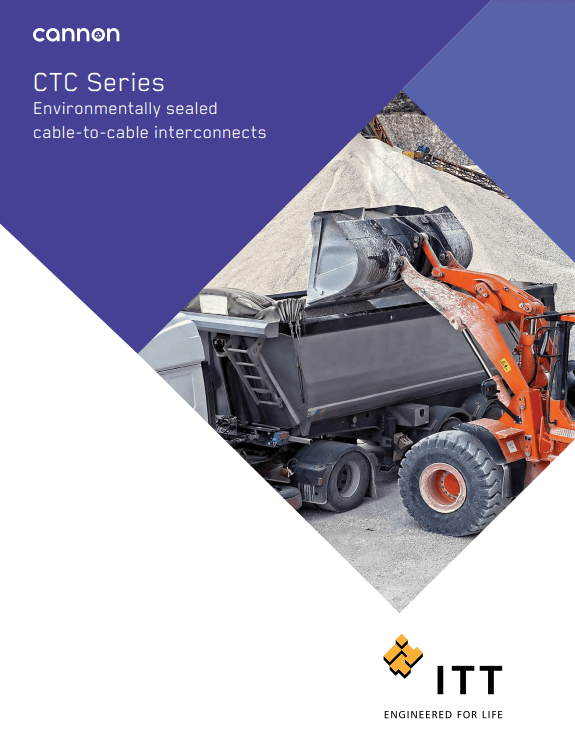 ITT Cannon CTC Series Cable-to-Cable interconnects | TTI, Inc.