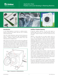 Littelfuse Position and Sensing in Washing Machine | TTI, Inc.