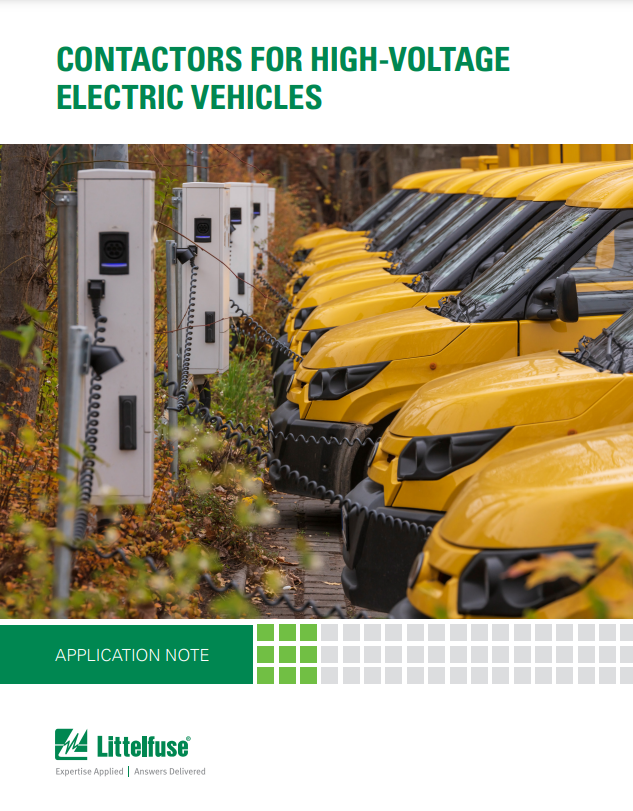 Littelfuse Contactors for High-Voltage Electric Vehicles | TTI, Inc.