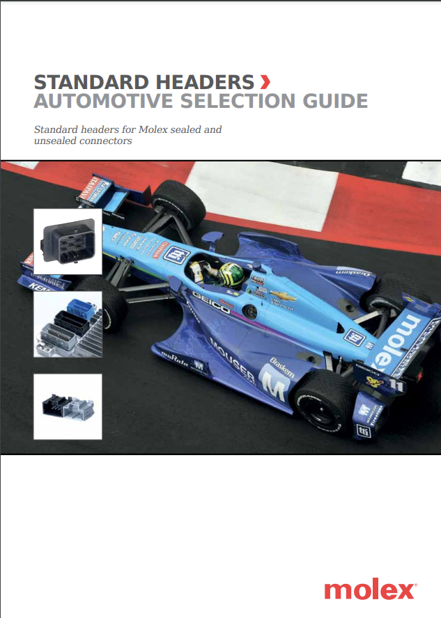 Molex Standard Headers Automotive Guide | TTI, Inc.