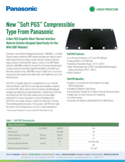 Panasonic PGS Graphite Sheet Thermal Interface | TTI, Inc.