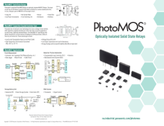 PhotoMOS Solid State Relay Brochure | TTI, Inc.