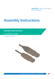 Smiths Eclipta Reusable Plug Assembly Instructions | TTI, Inc.