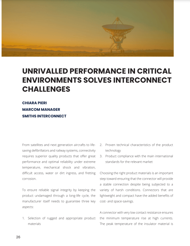 Smiths Interconnect Resources | TTI, Inc.