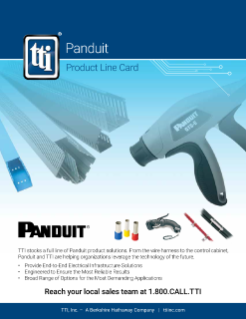 Panduit Product Line Card | TTI, Inc.