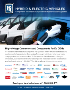 TTI Hybrid and Electric Vehicles Line Card | TTI, Inc.