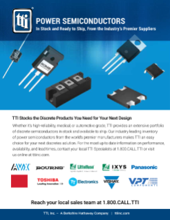 TTI Power Semiconductors Line Card | TTI, Inc.