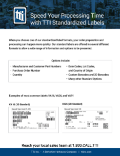 TTI Customer Label Spec Sheet | TTI, Inc.