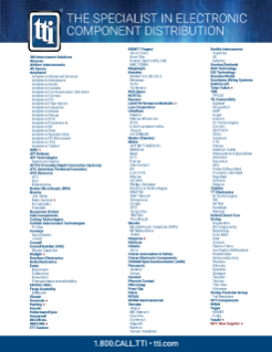 Electronic Component Distribution Line Card | TTI, Inc.
