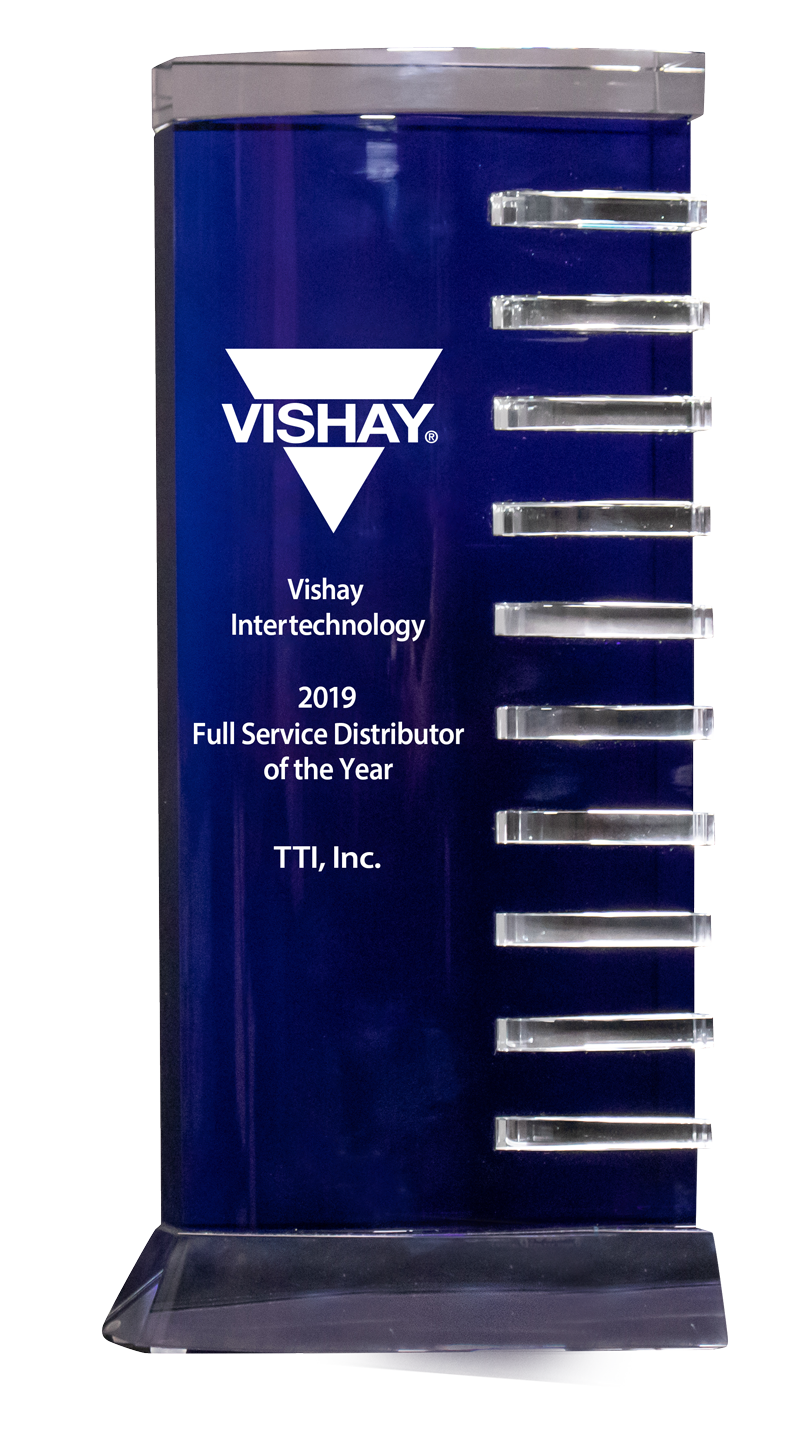 TTI Earns Top Industry Accolade from Vishay Intertechnology for Third ...