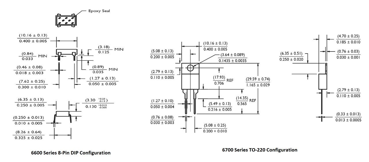 6600 and 6700 Series Subminiature Thermostats | TTI, Inc.