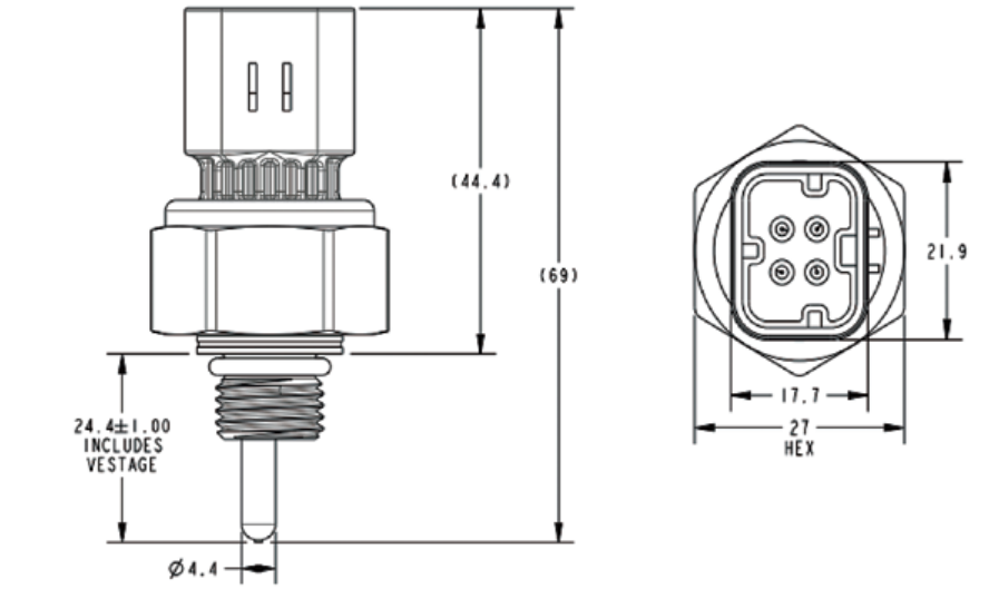 Thermometric Pressure and Temperature Combination Sensors | TTI, Inc.