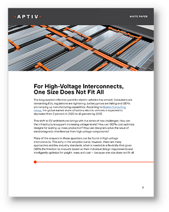 Aptiv High Voltage | TTI, Inc.