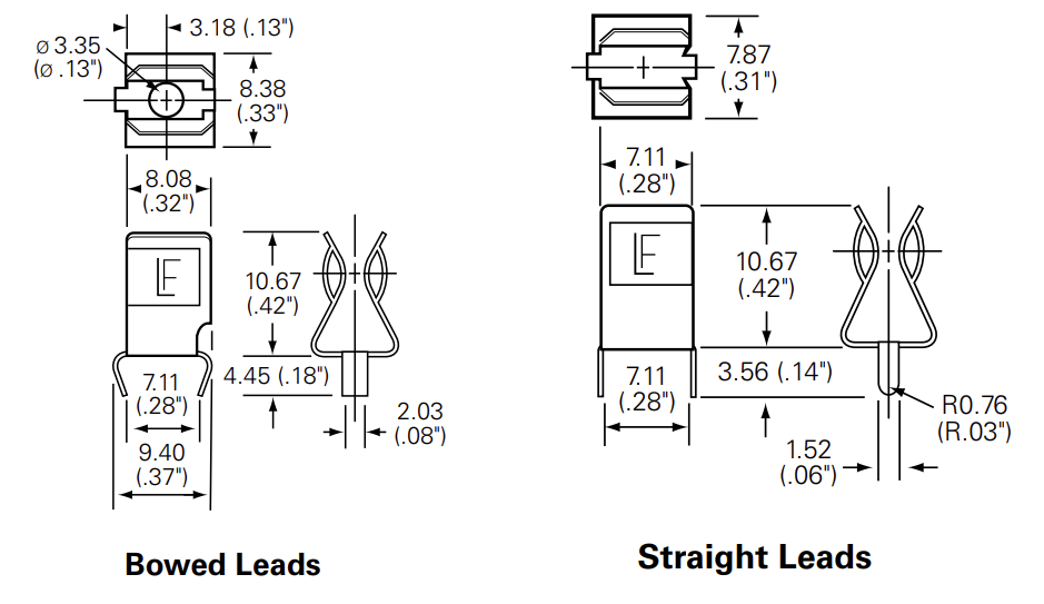 102 Series PCB Cartridge Fuse Clips | TTI, Inc.