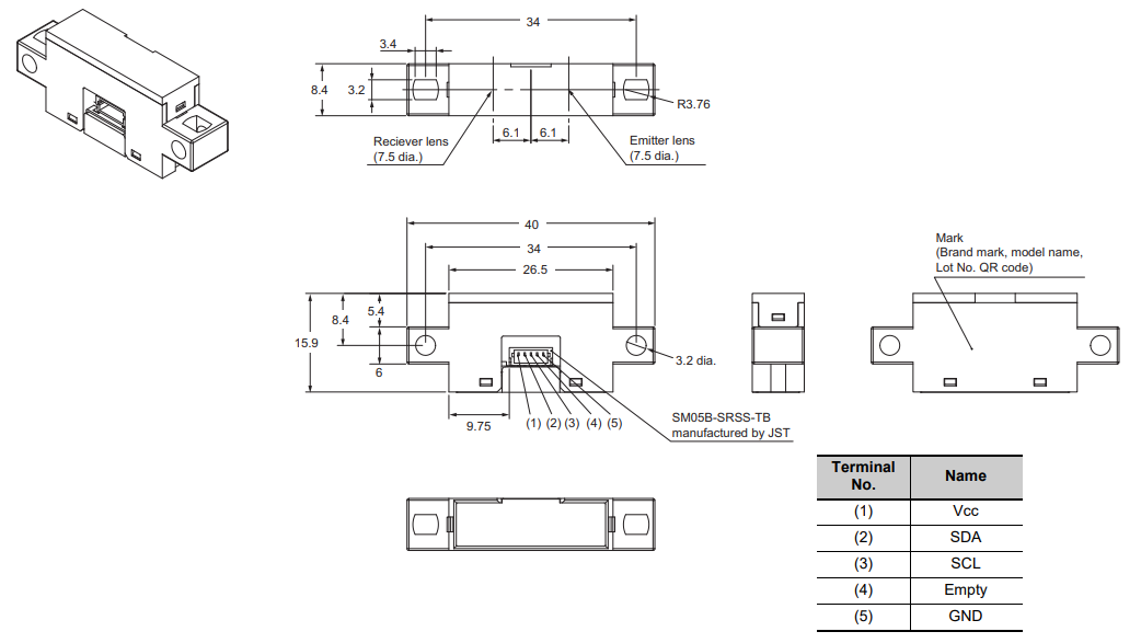 B5WC Color Sensor | TTI, Inc.