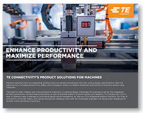 TE Connectivity Machine Solutions | TTI, Inc.